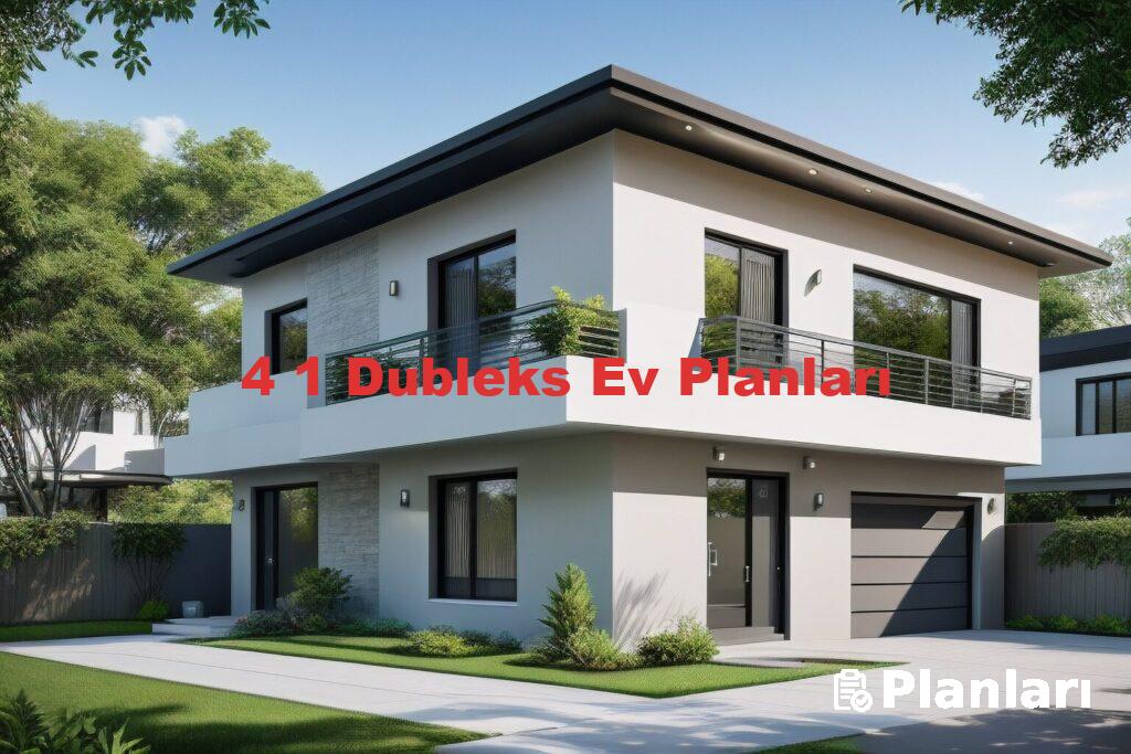 4 1 Dubleks Ev Planları - Planları