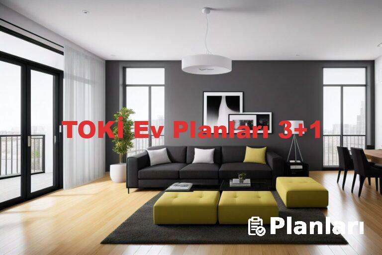 TOKİ Ev Planları 3+1 - Planları